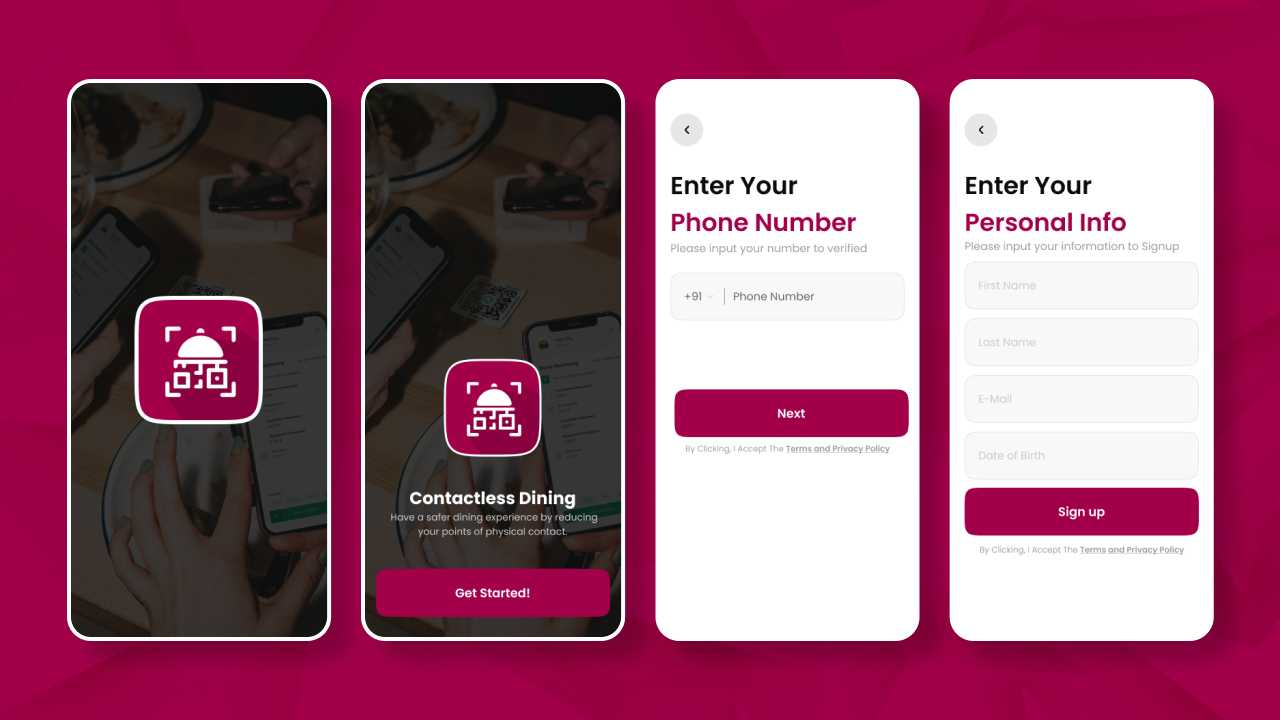 Flutter QR Table Ordering System with Admin Panel and User App by sampsolution